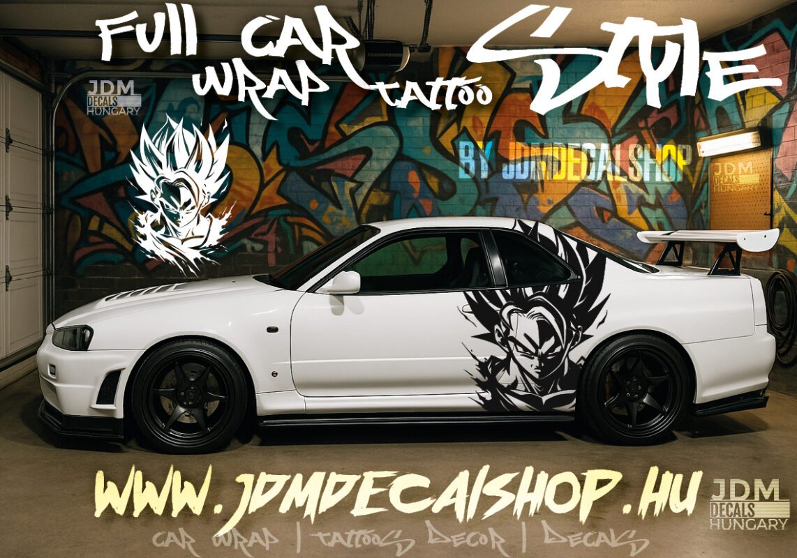 Goku #fullwrapdesign | JDM Decals Hungary