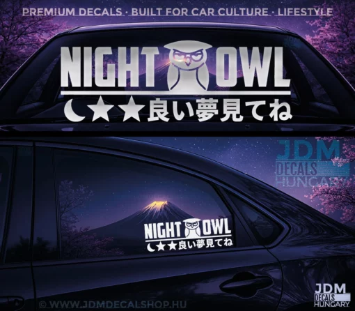 NIGHT OWL | JDM Decals Hungary